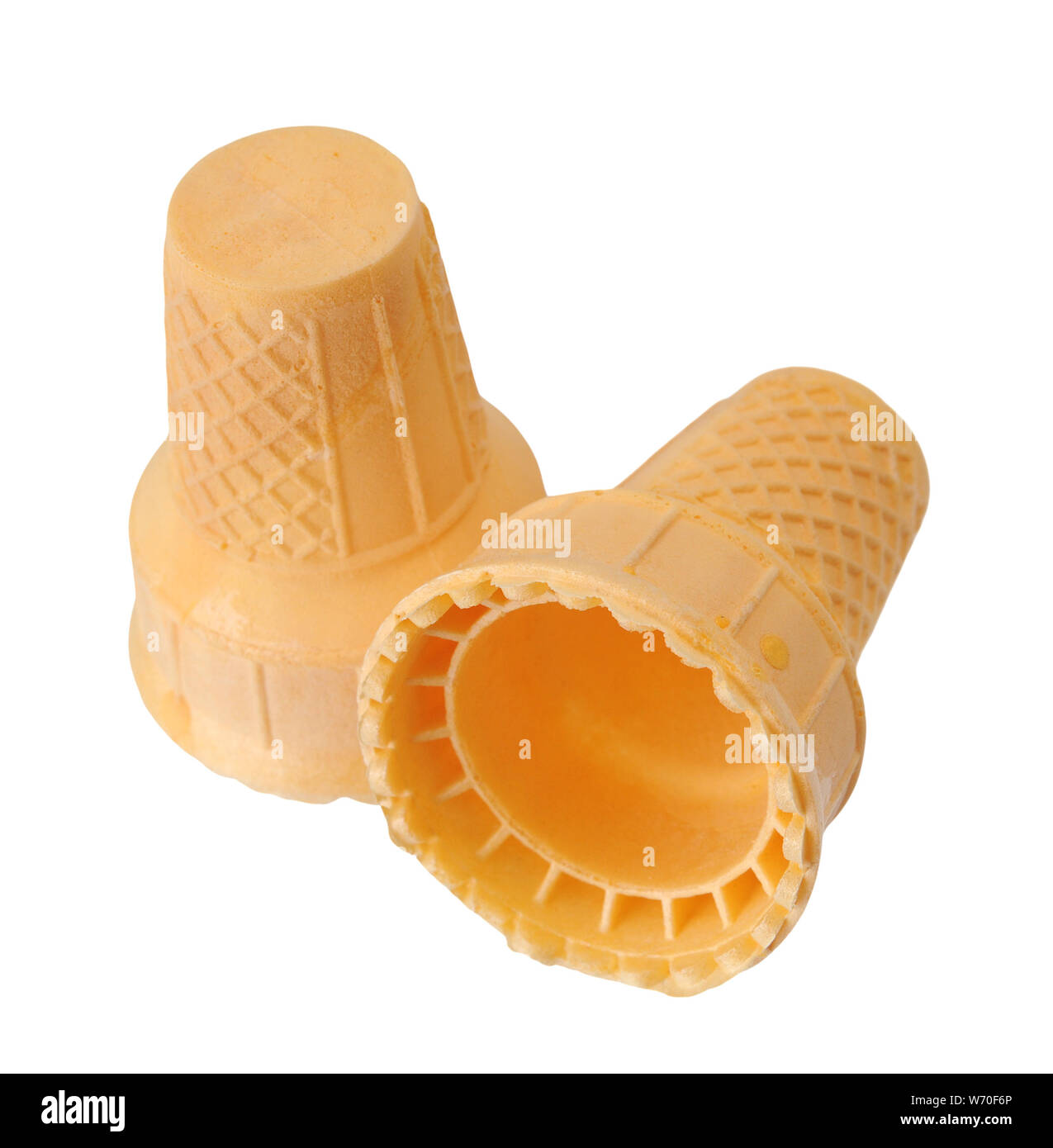 two cones isolated on white Stock Photo - Alamy