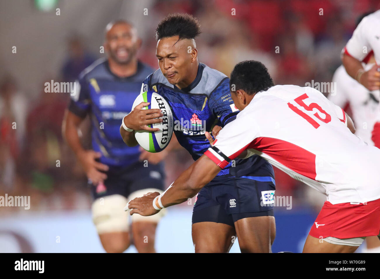 Hanazono Rugby Stadium, Osaka, Japan. 3rd Aug, 2019. Kotaro Matsushima ...