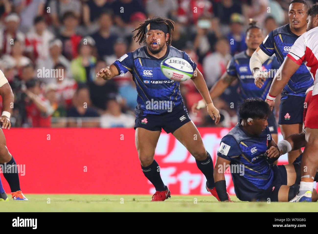 Hanazono Rugby Stadium, Osaka, Japan. 3rd Aug, 2019. Shota Horie (JPN ...