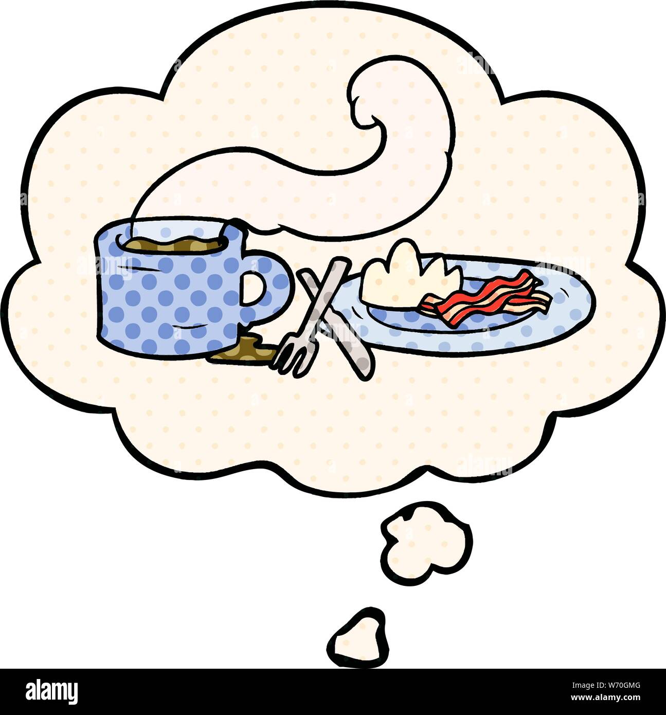 Breakfast doodle style eggs Stock Vector Images - Alamy