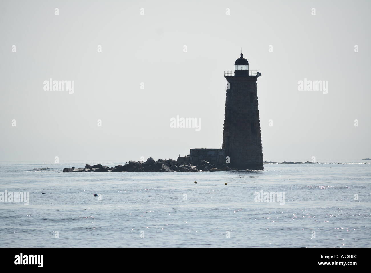 Whaleback lighthouse hi-res stock photography and images - Alamy