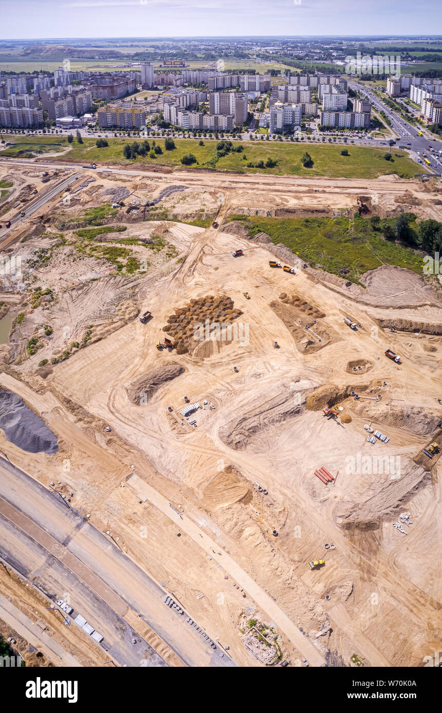 Panorama construction site hi-res stock photography and images - Alamy