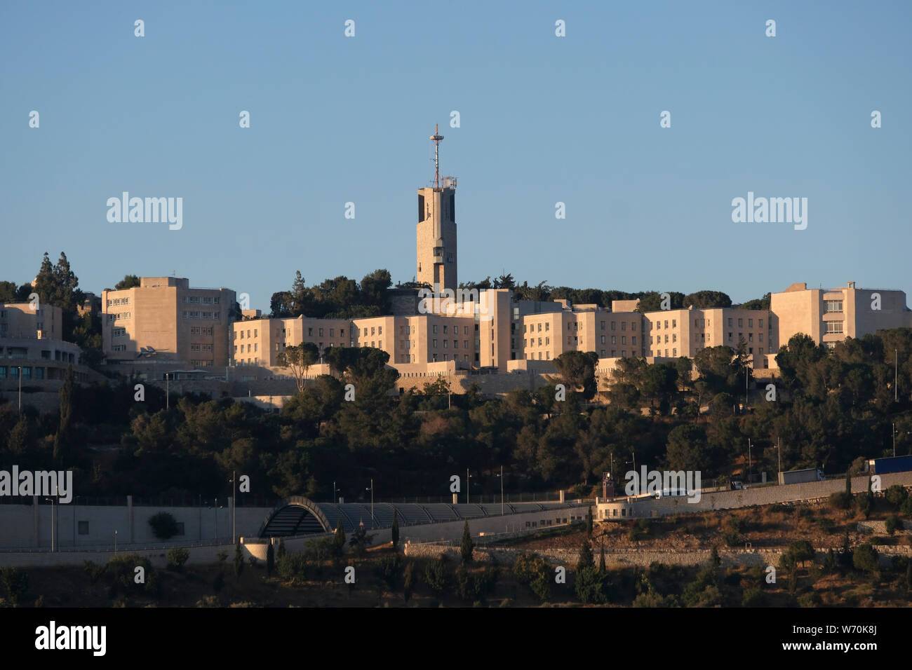 View of the Hebrew University of Jerusalem, Israel's second-oldest ...