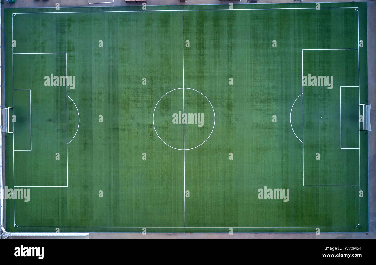 Stadium football field top view hi-res stock photography and images - Alamy