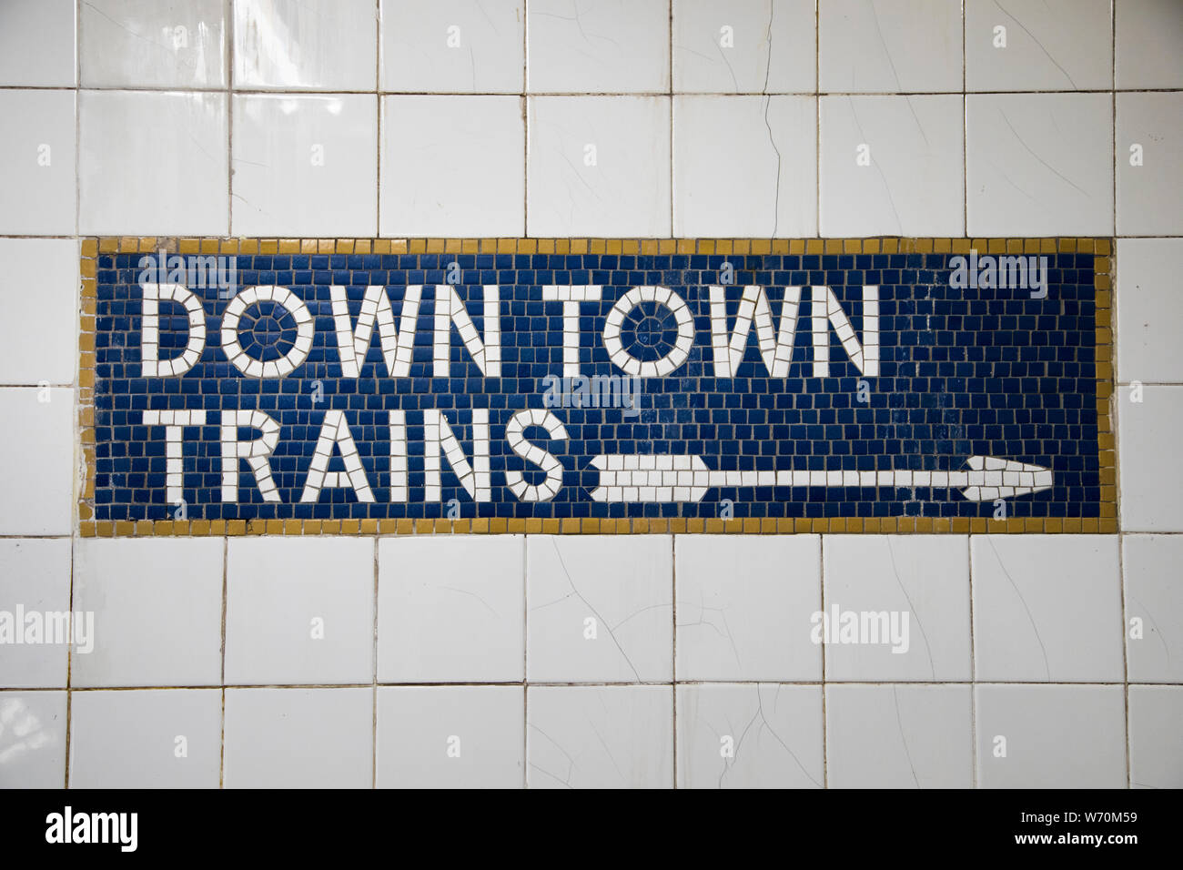New York Subway Train Signs