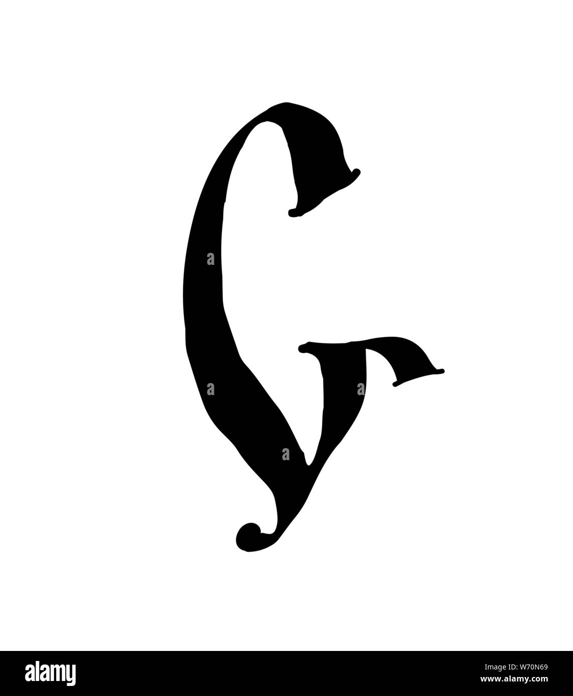 Gothic g Stock Vector Images - Alamy