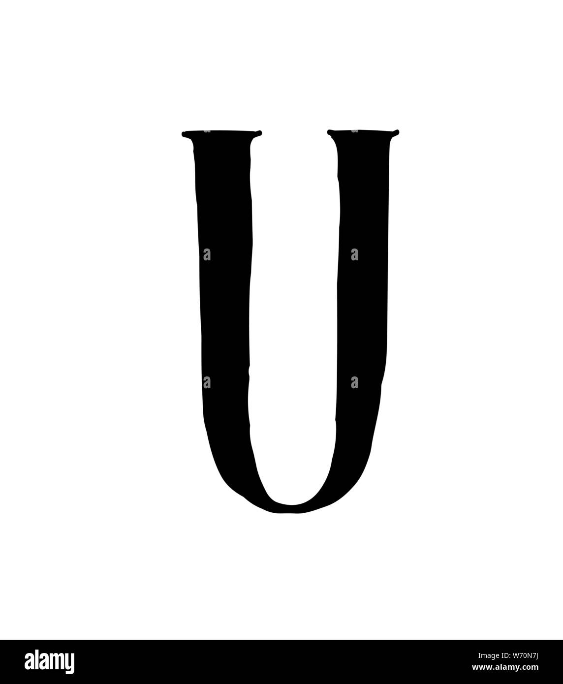 Latin letter U. Vector. Logo for the company. Icon for the site ...