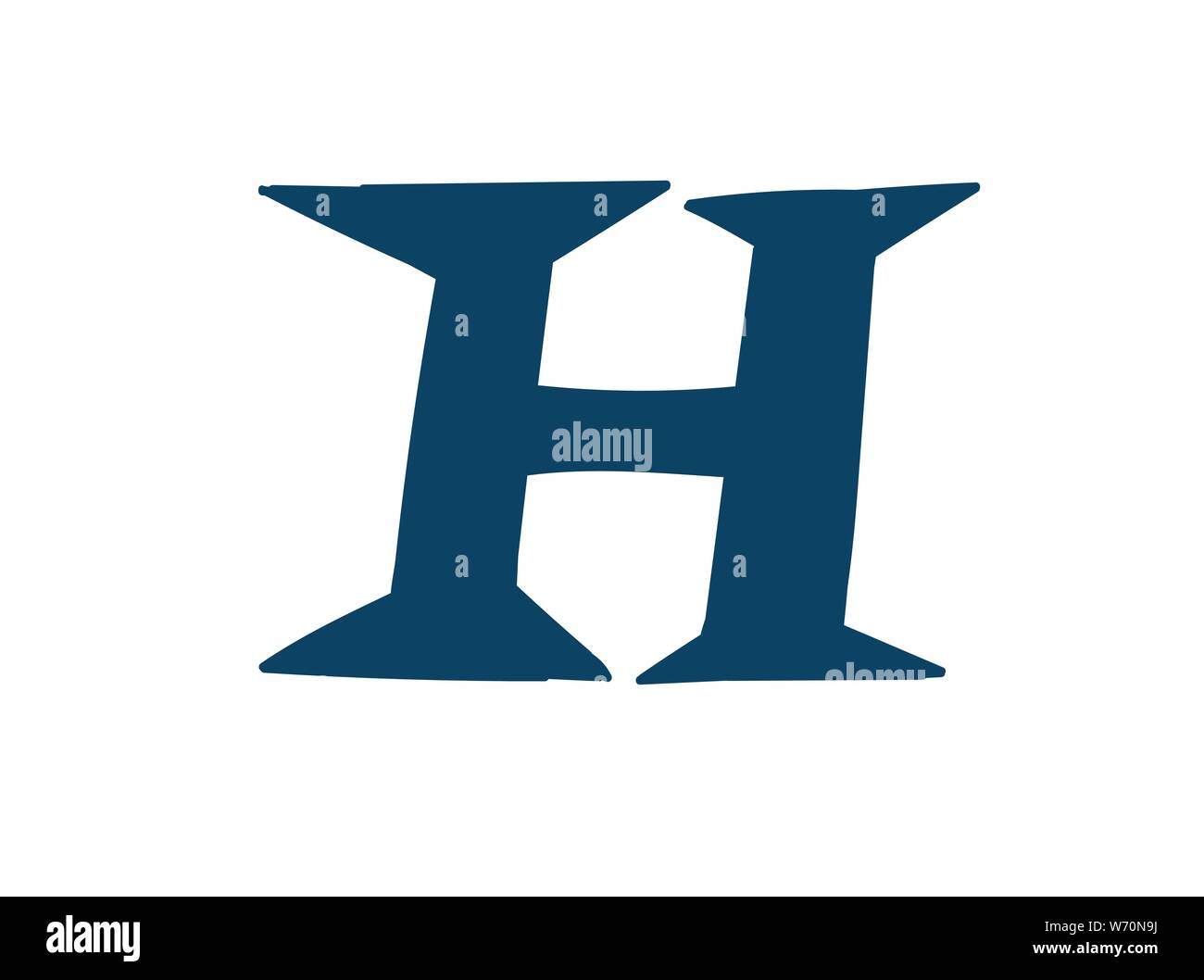 Latin letter H. Vector. Logo for the company. Icon for the site ...