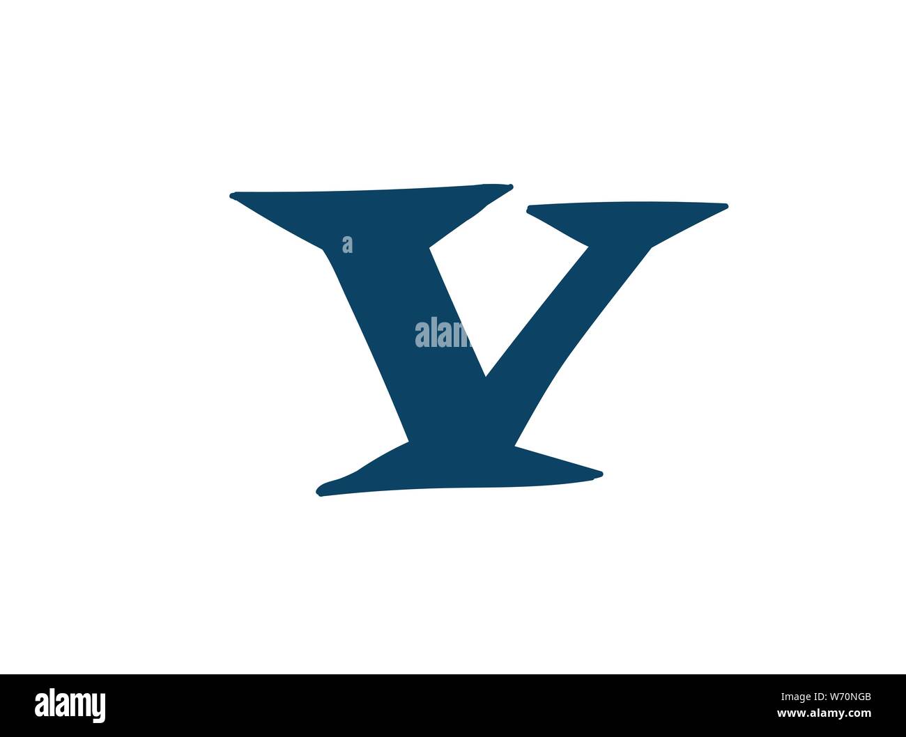 Latin letter V. Vector. Logo for the company. Icon for the site ...