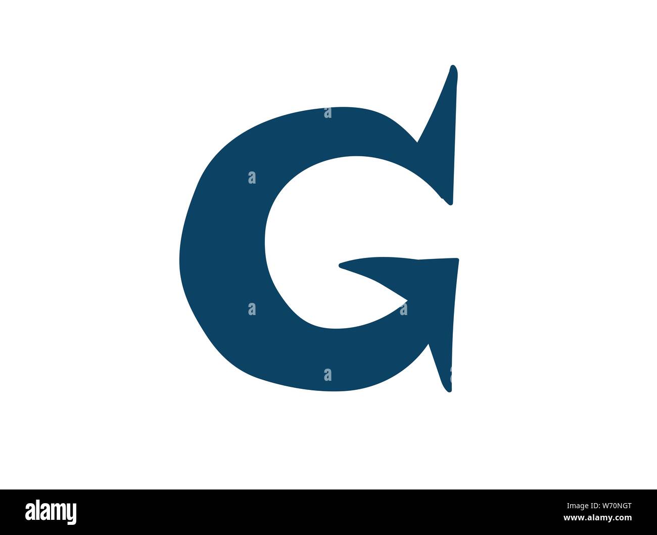 Latin letter G. Vector. Logo for the company. Icon for the site ...
