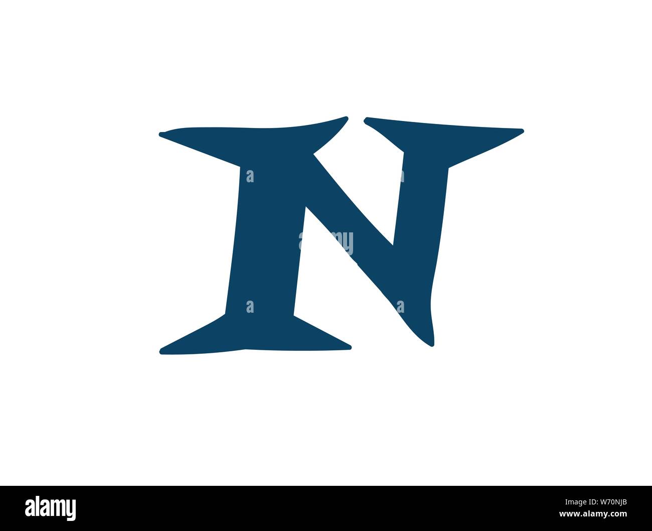 Latin letter N. Vector. Logo for the company. Icon for the site ...