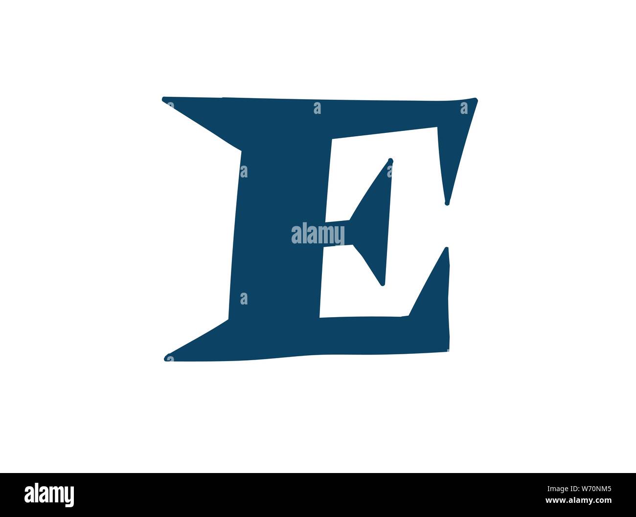 Latin letter E. Vector. Logo for the company. Icon for the site ...