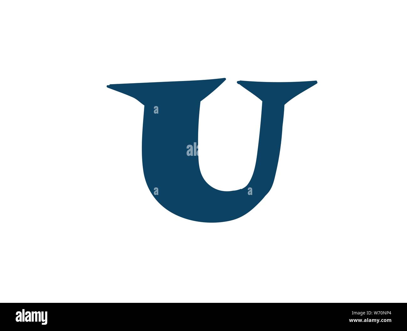Latin letter U. Vector. Logo for the company. Icon for the site ...