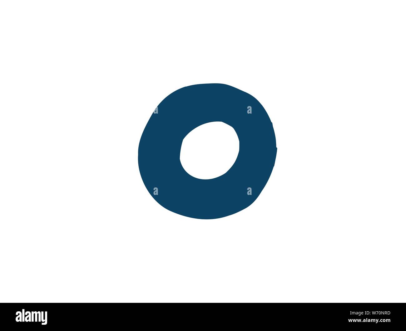 Latin letter O. Vector. Logo for the company. Icon for the site ...
