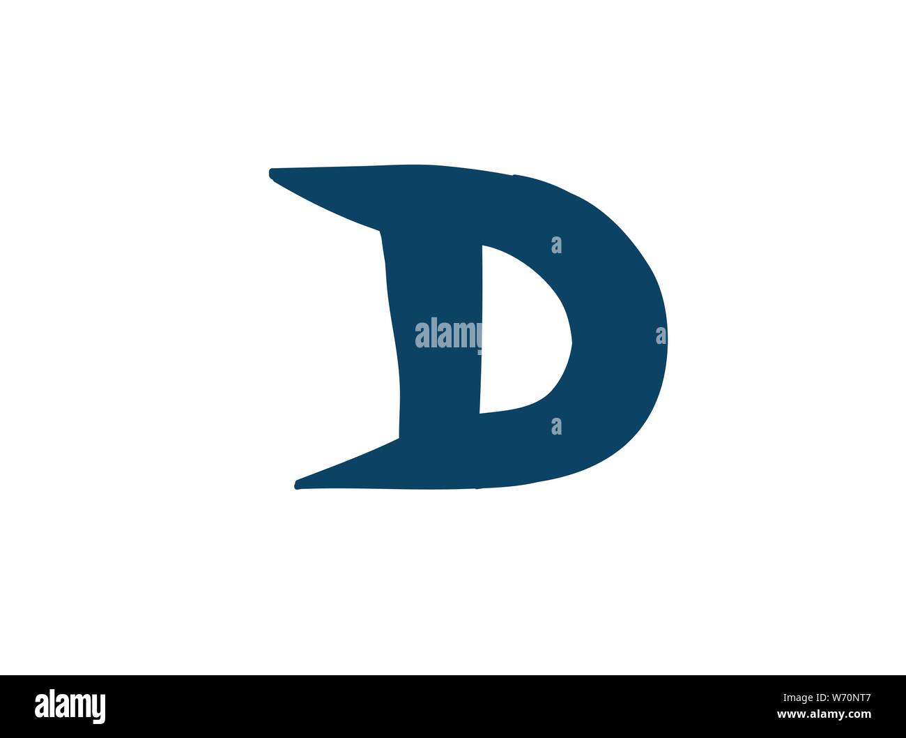 Latin letter D. Vector. Logo for the company. Icon for the site ...