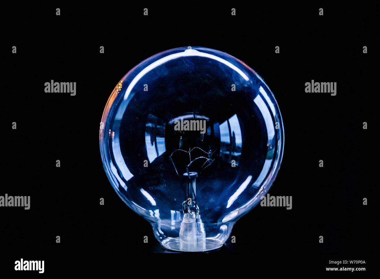 lightbulb globe with filament Stock Photo - Alamy