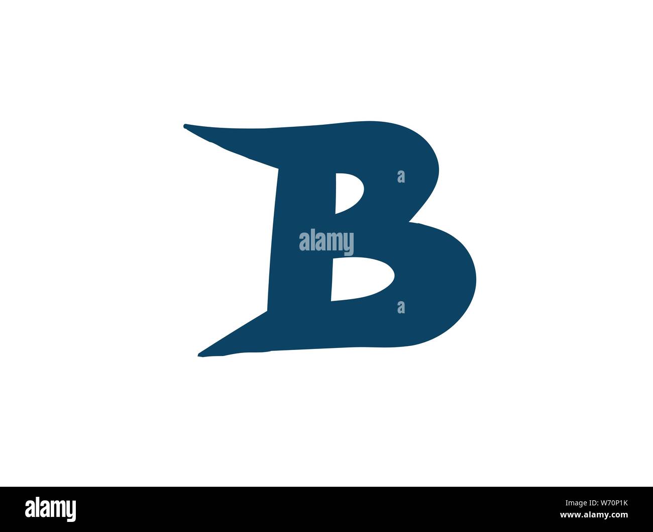 Latin letter B. Vector. Logo for the company. Icon for the site ...