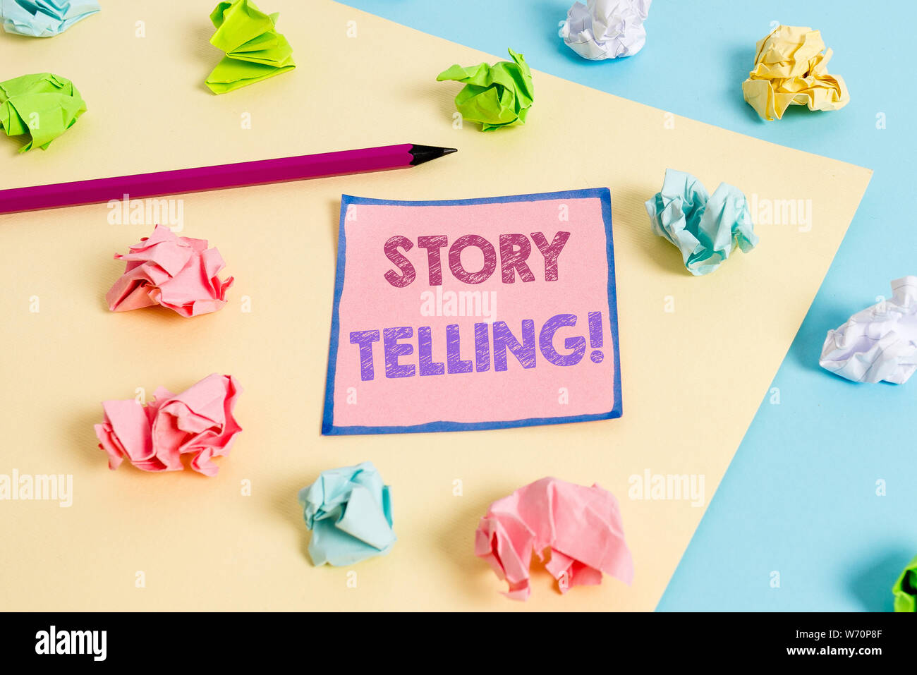 Text sign showing Storytelling. Business photo text activity writing ...