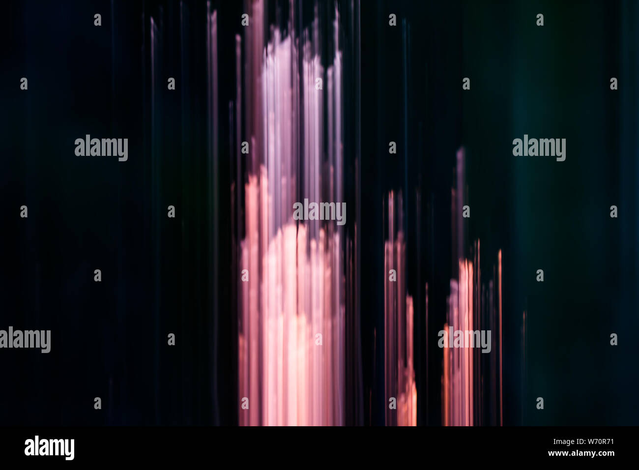 Blur photo shake camera sun and tree body Stock Photo - Alamy