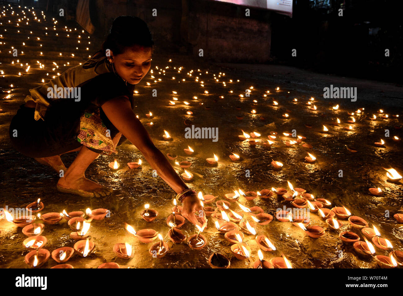 Dev Deepavali celebration in Kolkata Stock Photo - Alamy