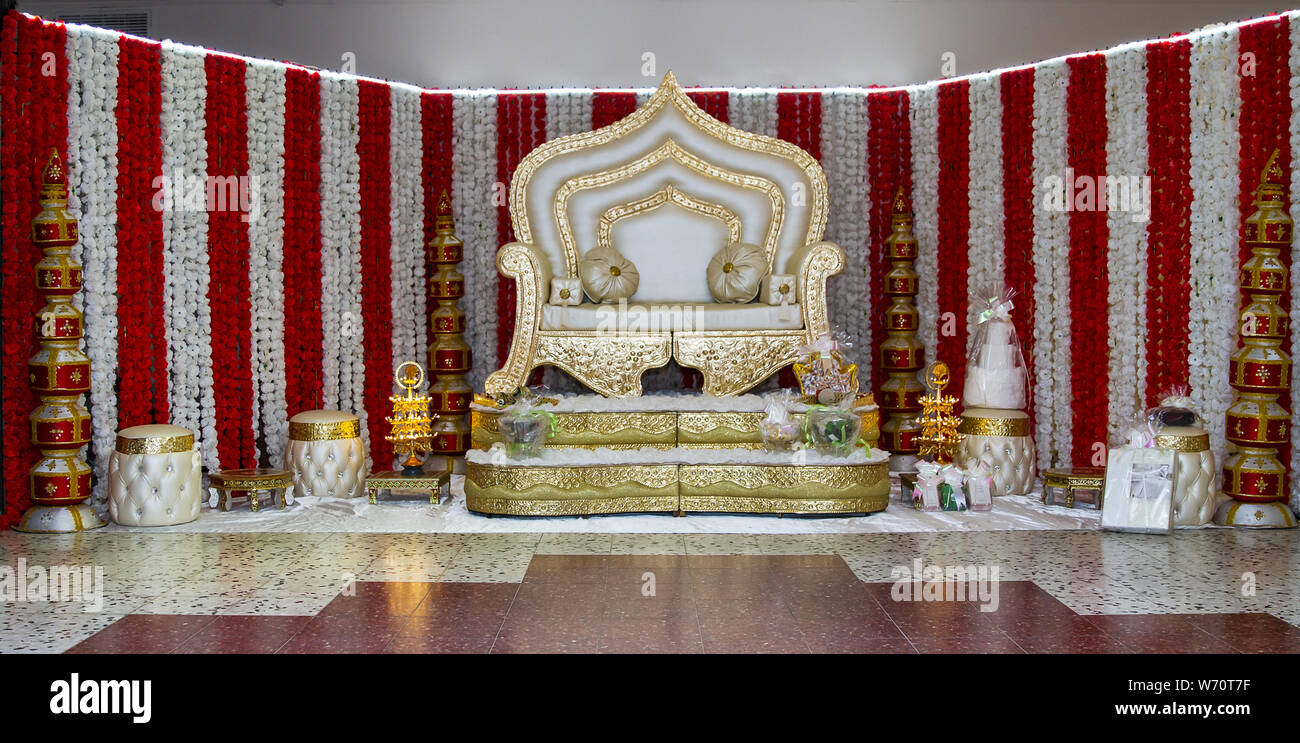Beautiful photo of the Jewish Hupa , wedding outdoor Stock Photo - Alamy