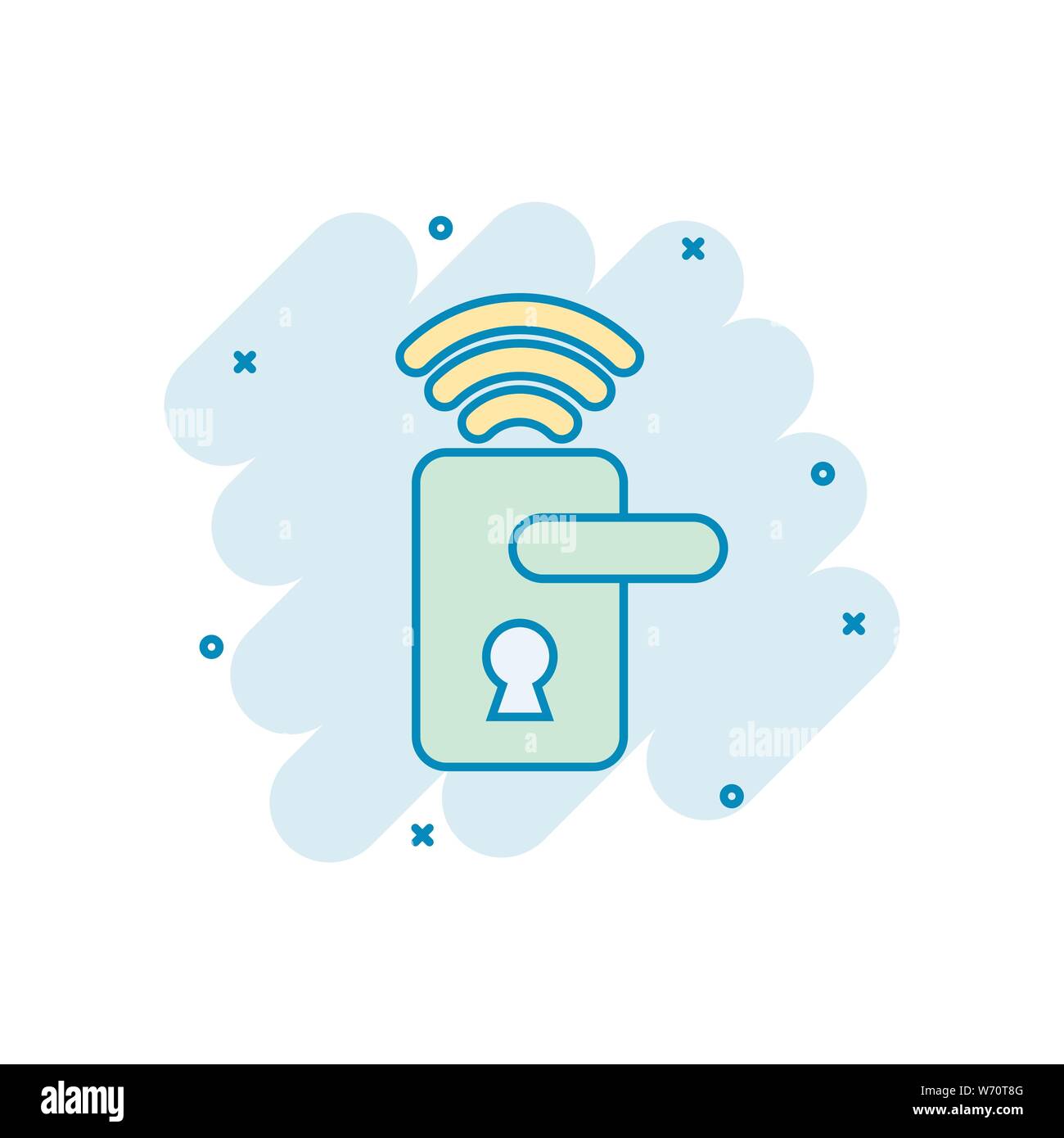 Remote control app cartoon Stock Vector Images - Alamy