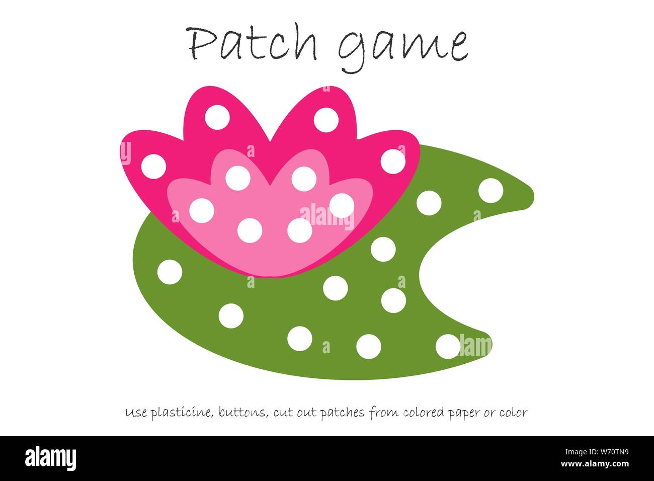 Education Patch game water lily for children to develop motor skills ...