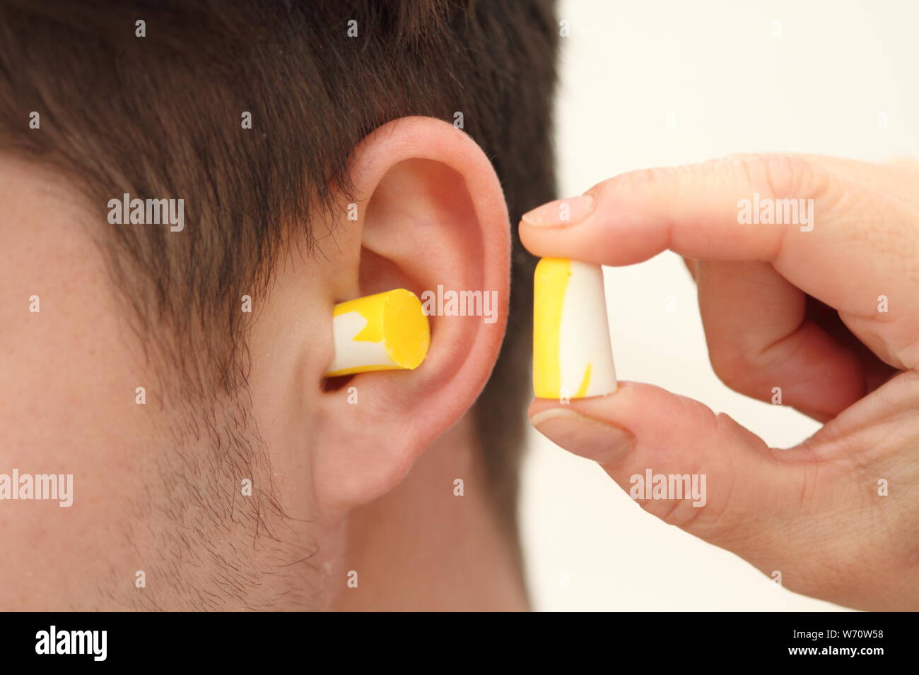 Hearing loss prevention hi-res stock photography and images - Alamy