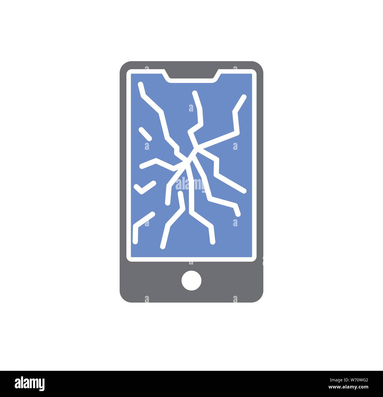 Smartphone service related icon on background for graphic and web ...