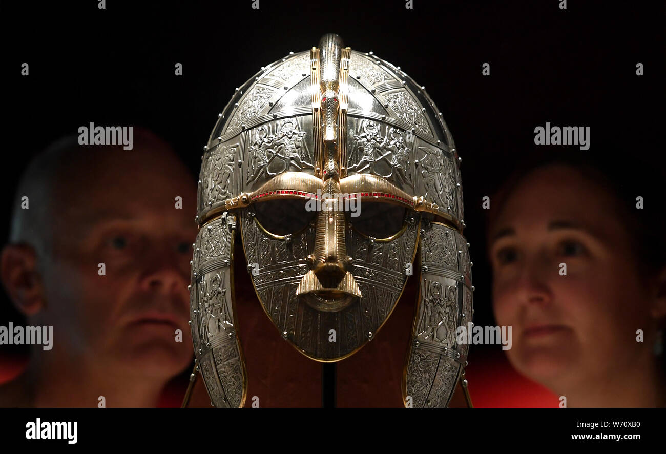 Replica Of Sutton Hoo Helmet High Resolution Stock Photography and ...