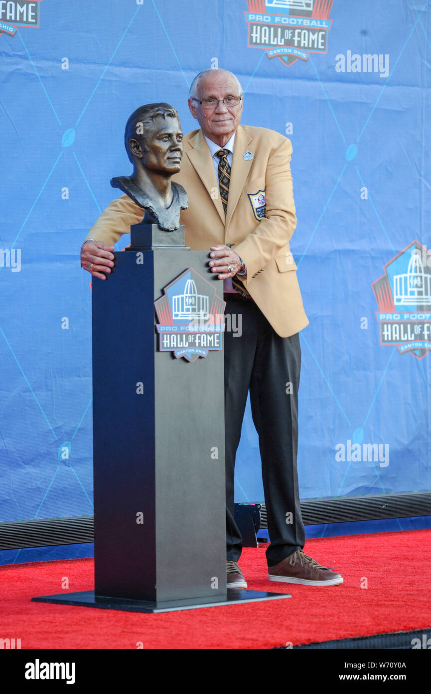 August 3rd, 2019: Johnny Robinson during the Pro Football Hall of Fame ...