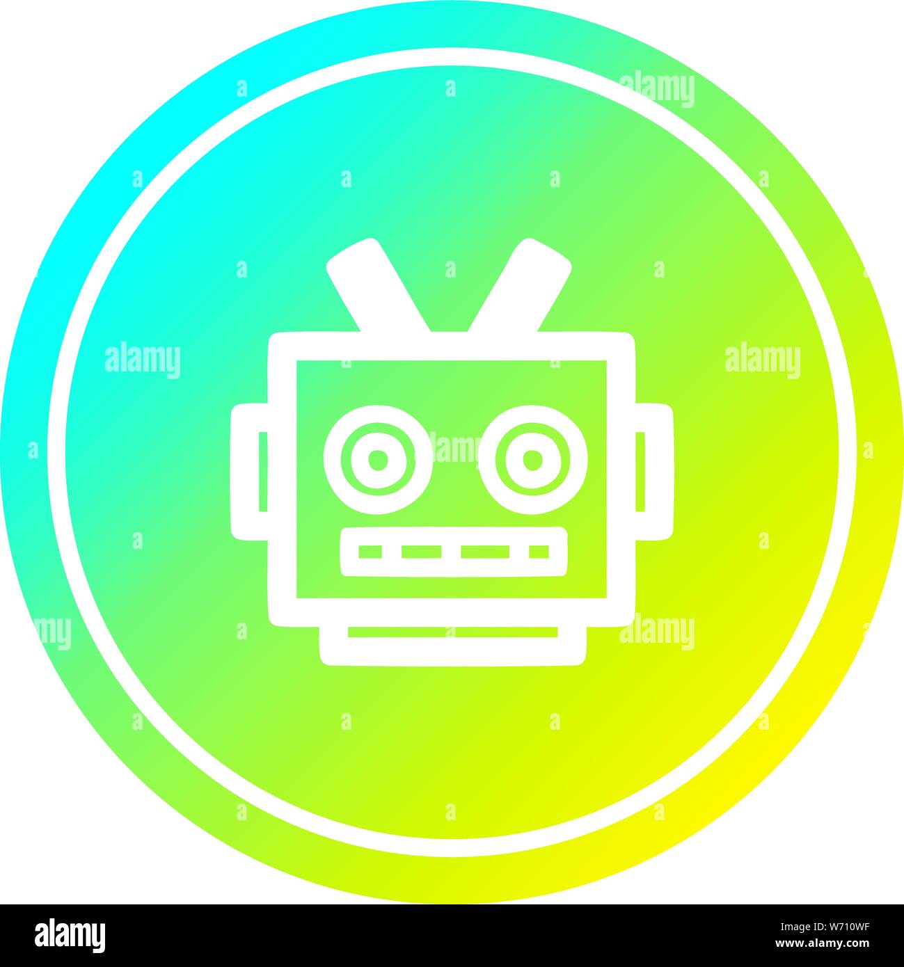 Circular robot Stock Vector Images - Alamy
