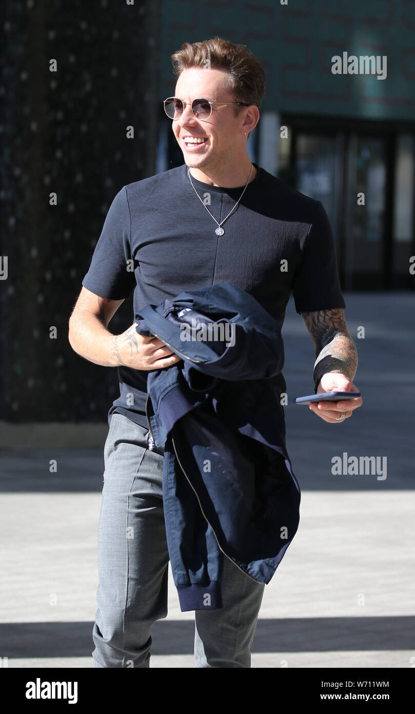 Danny Jones outside ITV Studios Featuring: Danny Jones Where: London ...