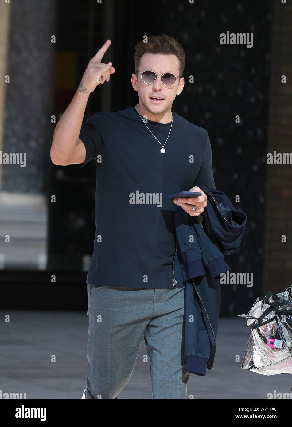 Danny Jones outside ITV Studios Featuring: Danny Jones Where: London ...