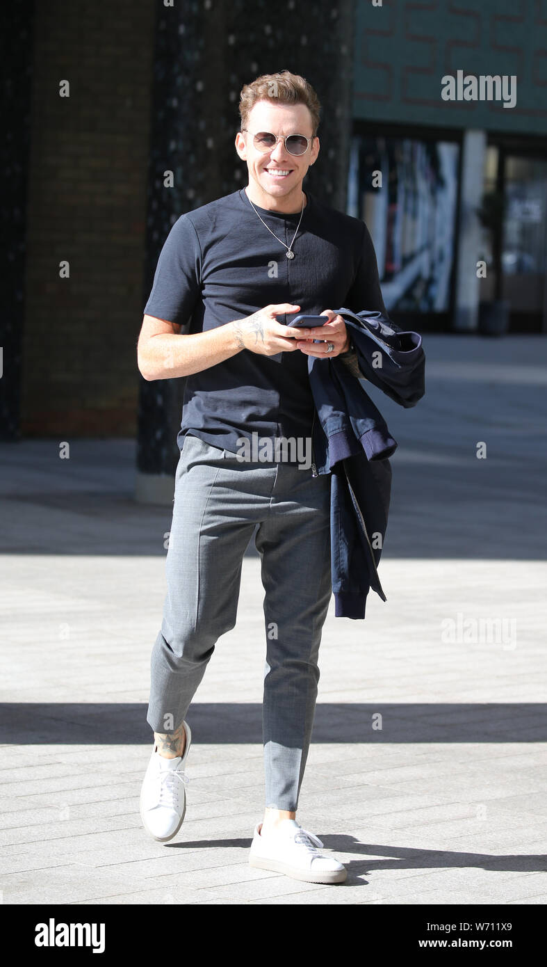 Danny Jones outside ITV Studios Featuring: Danny Jones Where: London ...
