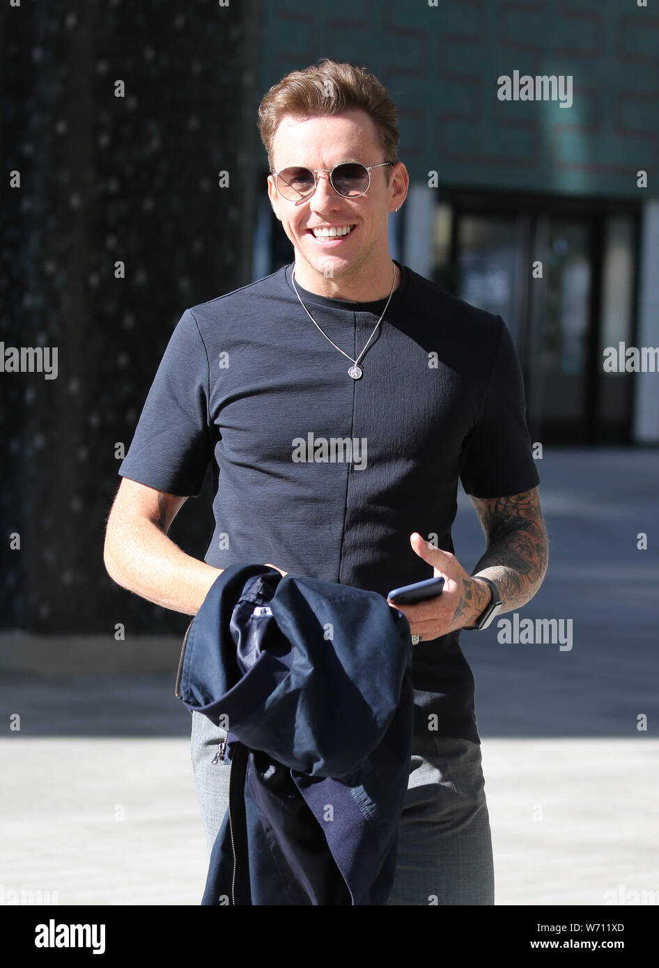Danny Jones outside ITV Studios Featuring: Danny Jones Where: London ...