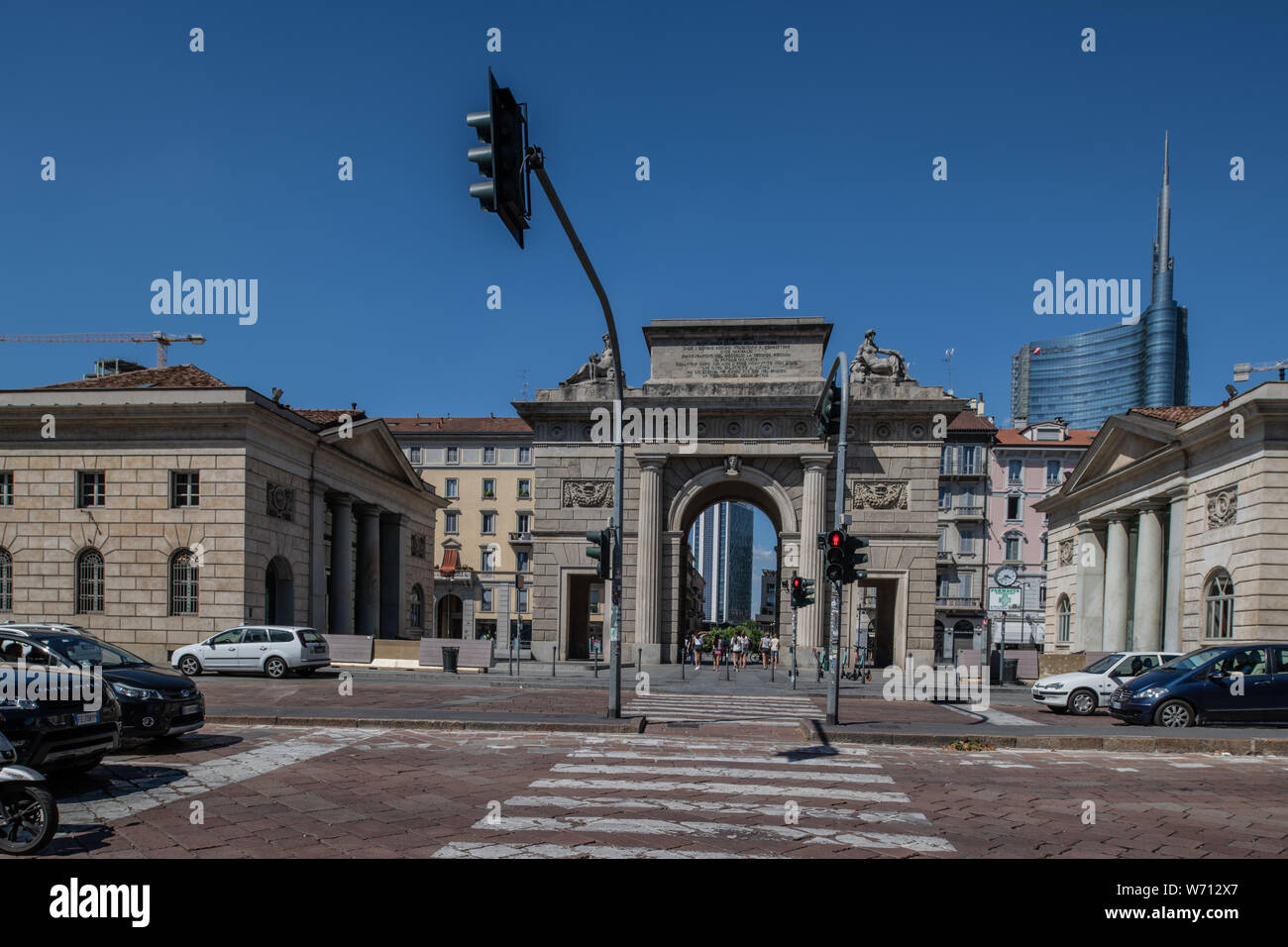Porta Garibaldi City Gate Tourism High Resolution Stock Photography and ...