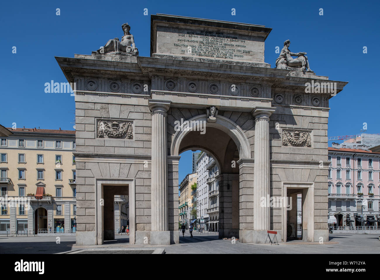 Porta Garibaldi City Gate Tourism High Resolution Stock Photography and ...