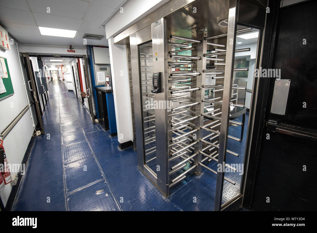 Gibraltar, Europe, March, 2016. This command and control bunker was ...