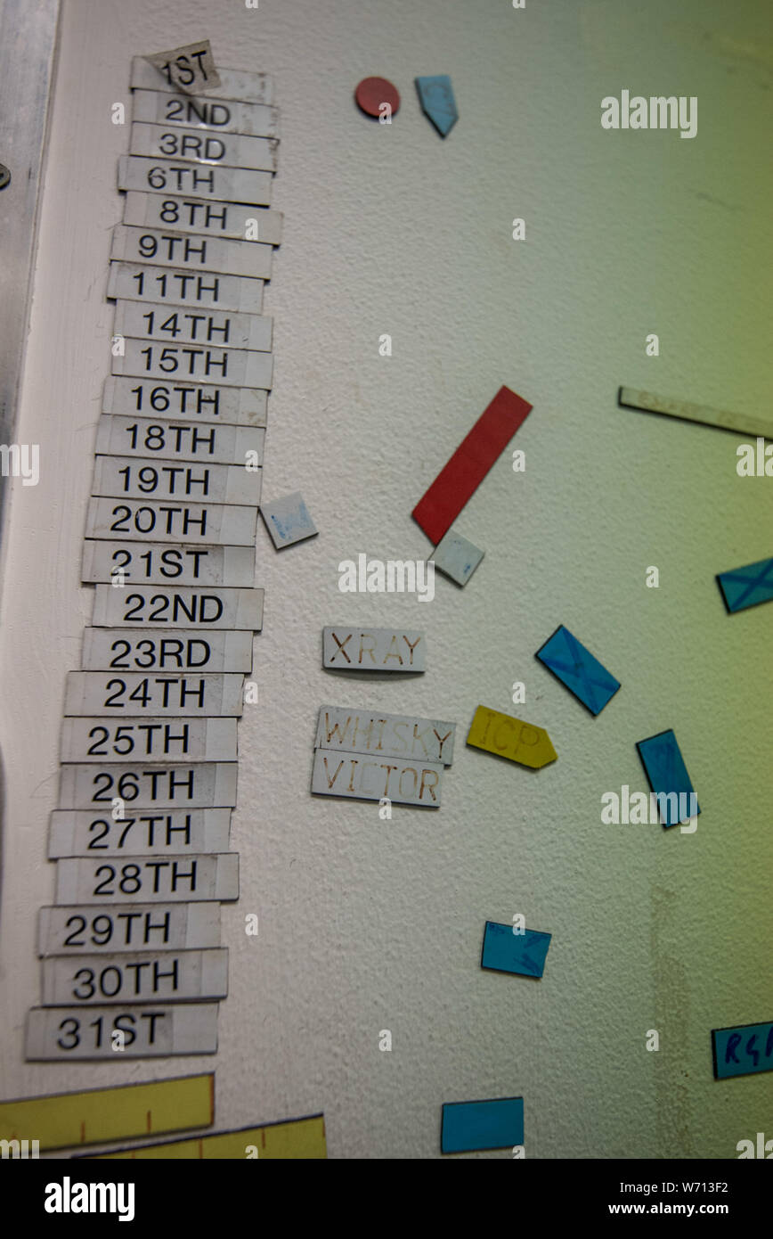 Gibraltar, Europe, March, 2016. This command and control bunker was ...