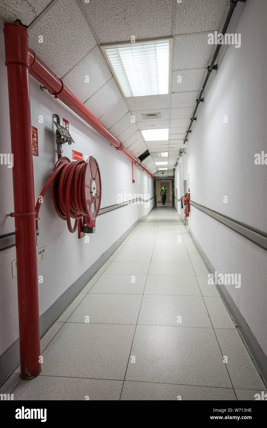 Gibraltar, Europe, March, 2016. This command and control bunker was ...
