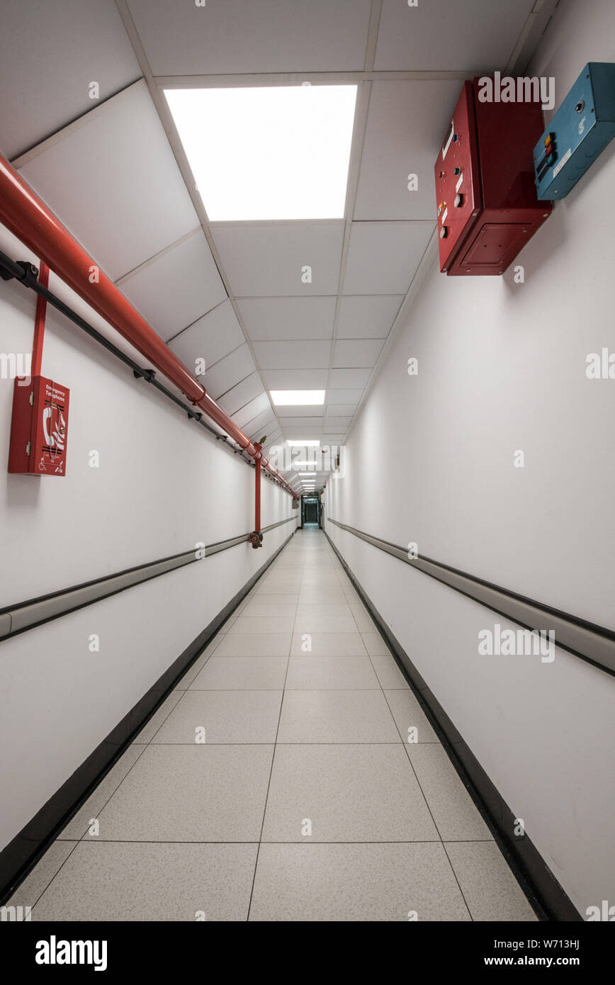 Gibraltar, Europe, March, 2016. This command and control bunker was ...