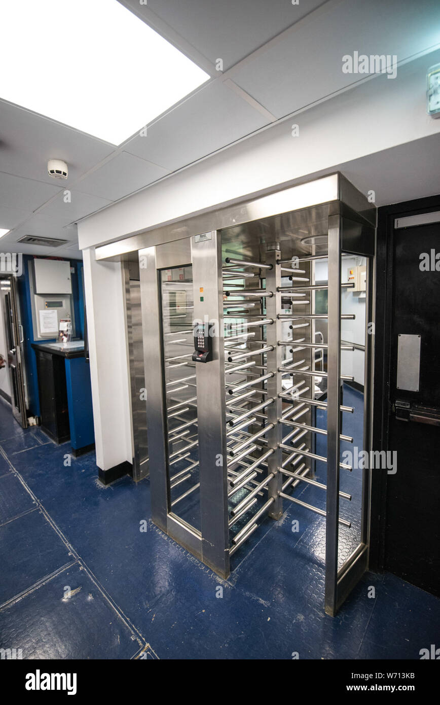 Gibraltar, Europe, March, 2016. This command and control bunker was ...