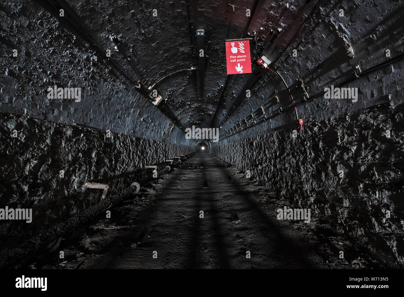 Gibraltar, Europe, March, 2016. This command and control bunker was ...