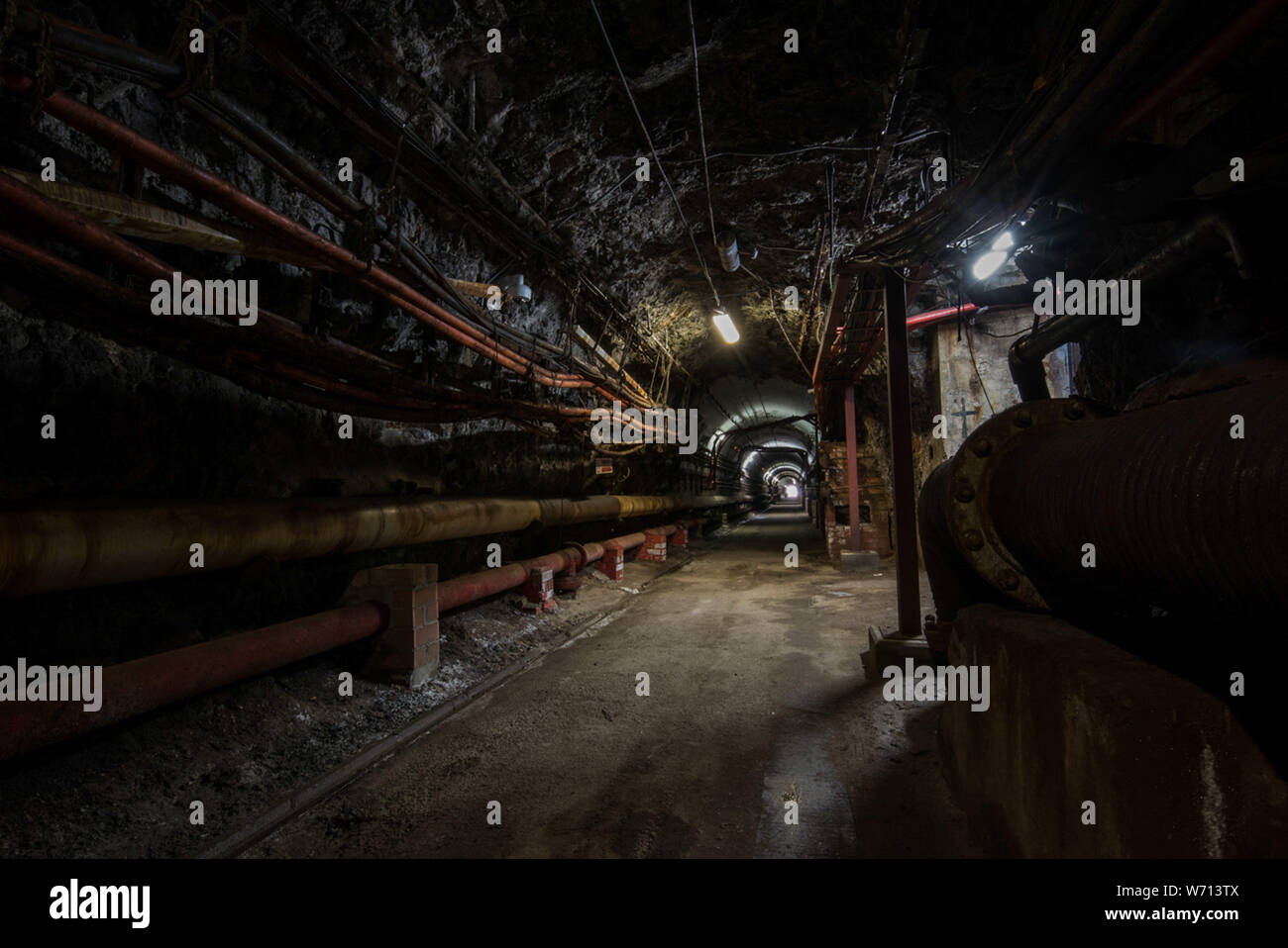 Gibraltar, Europe, March, 2016. This command and control bunker was ...