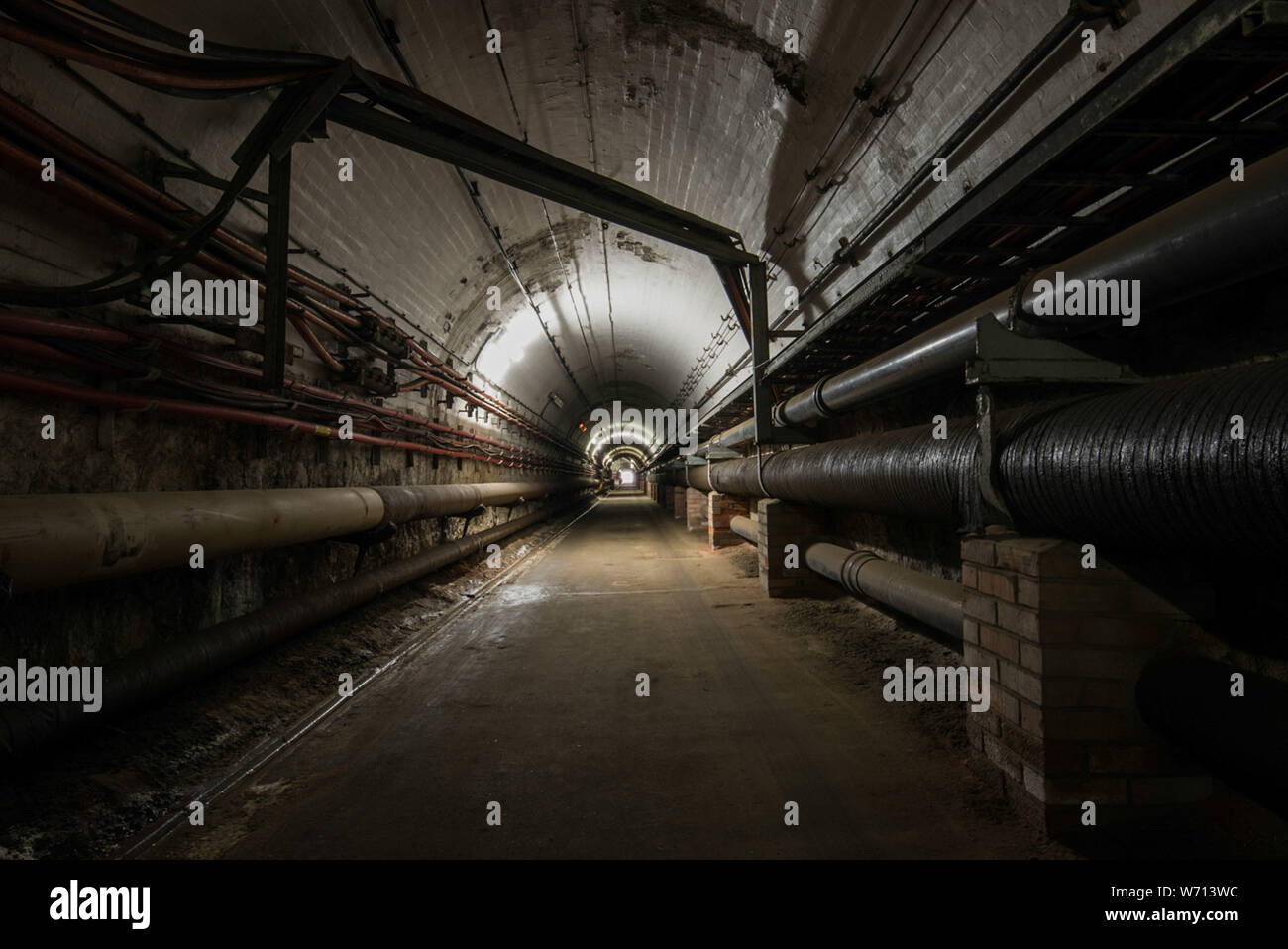 Gibraltar, Europe, March, 2016. This command and control bunker was ...