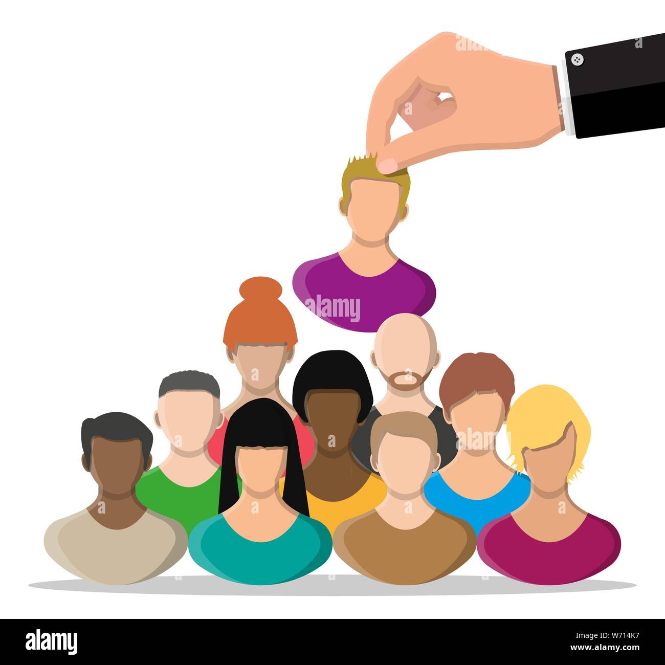 Human resources management concept Stock Vector Image & Art - Alamy