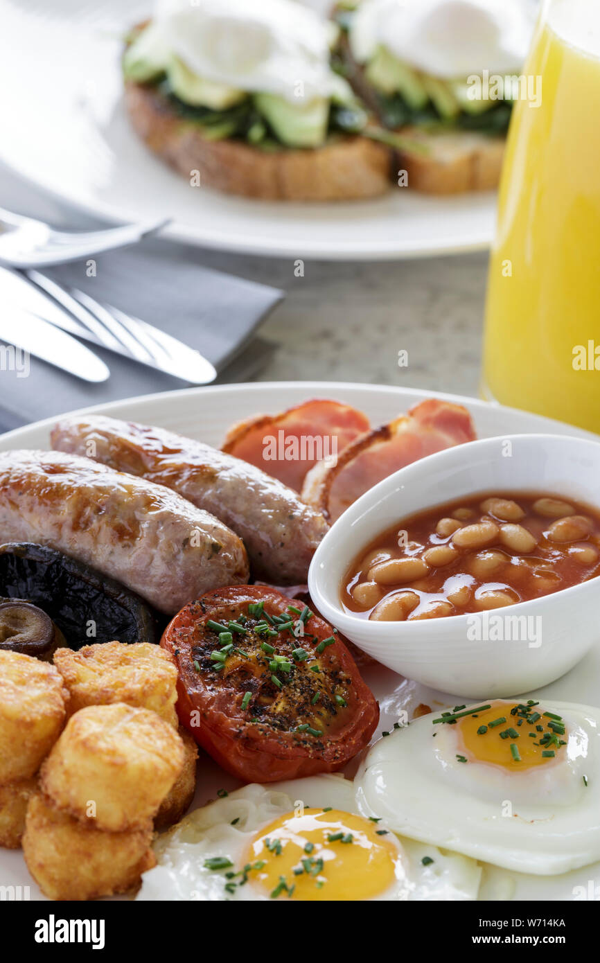 Full English breakfast Stock Photo - Alamy
