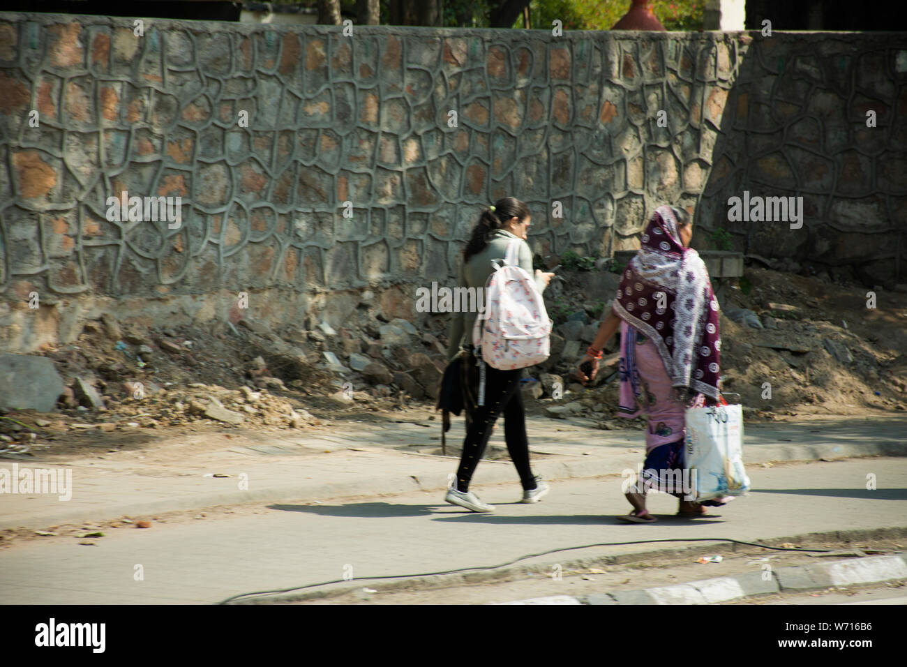 Life and lifestyle of Indian person and foreigners people at beside ...