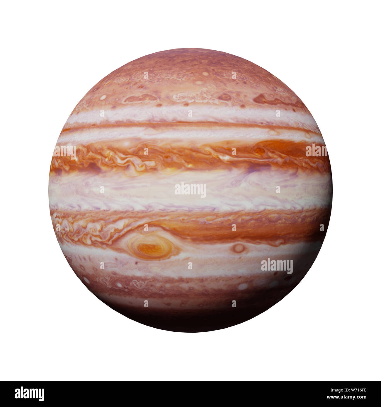 planet Jupiter isolated on white background Stock Photo - Alamy